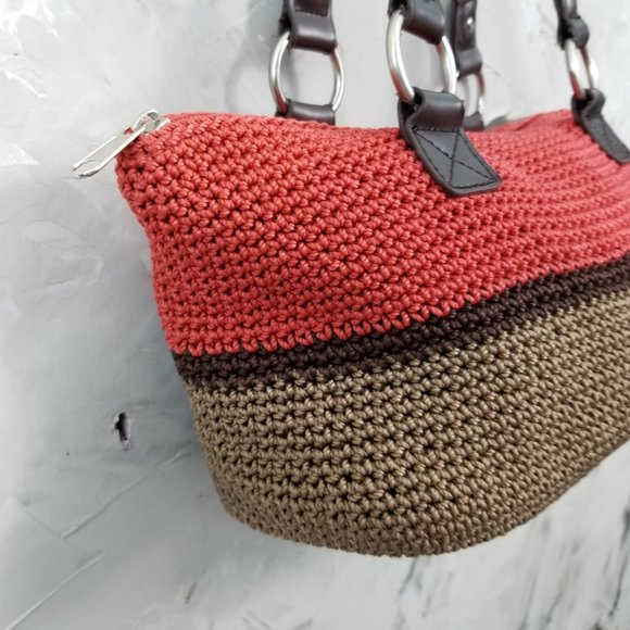 croft & barrow | Bags | Croft Barrow Sharp Brown Orange Layered Purse ...